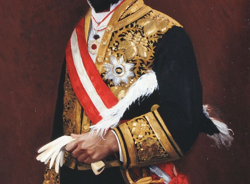 Portrait of Nabeshima Naohiro (1881) by Hyakutake Kaneyuki